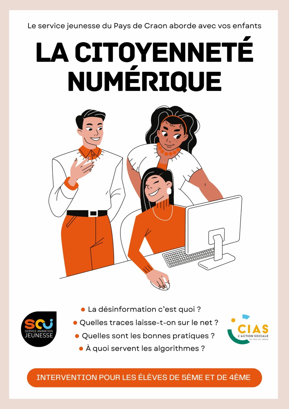 Intervention – projet citoyenneté numérique – Service Jeunesse – Auprès ...